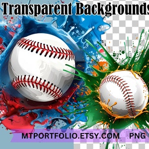 Baseball Paint Splash PNG Clipart Baseball Paint Splatter PNG Graphics ...