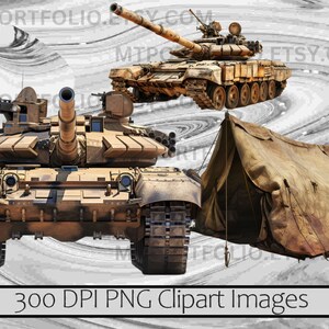 Desert Camo Clipart Military Camo PNG Trucks Tanks Bundle PNG Graphics ...