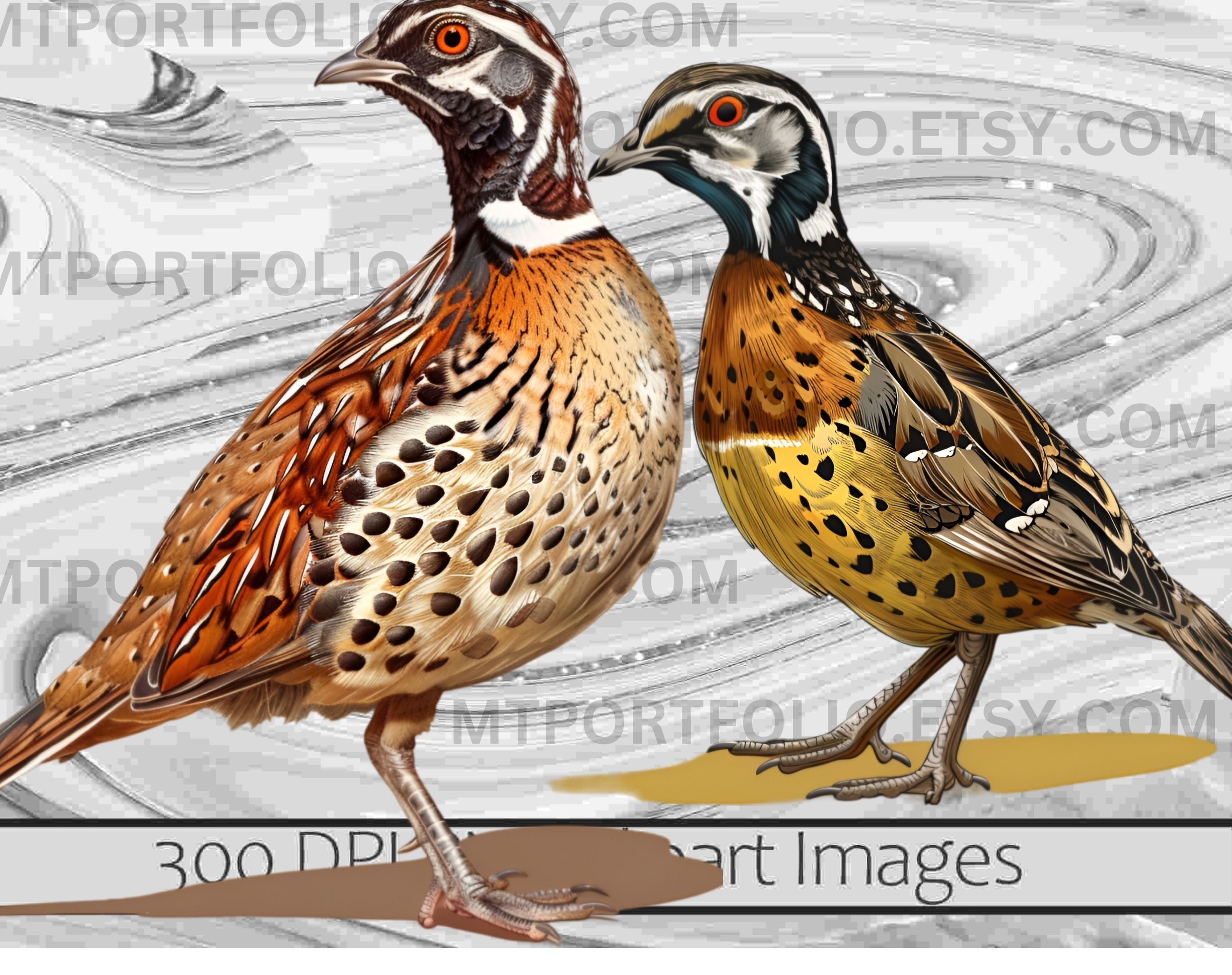 Quail Clipart Button Quail Clip Art Mountain Quail Bundle PNG Graphics ...