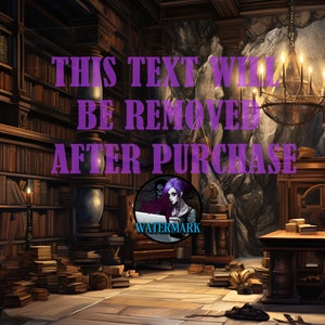 Wizard School Library 4 Pack Zoom Background Virtual Meeting Backdrops ...