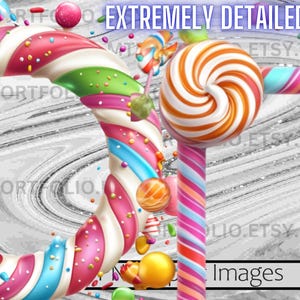 Candy Frame Clipart Rainbow Candy Frame Heart Border PNG Bundle ...