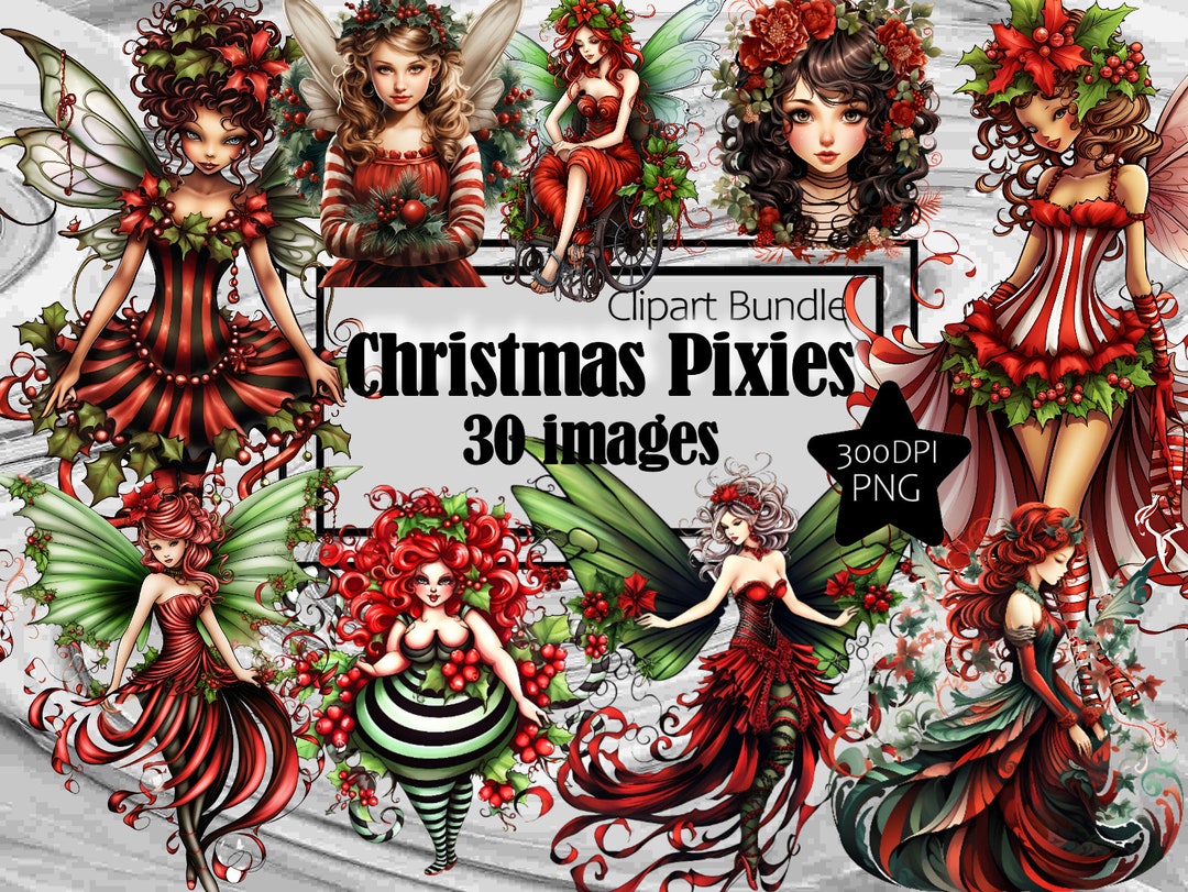 Christmas Elegant Fairy Fairies Fae Graphics Transparent Commercial ...