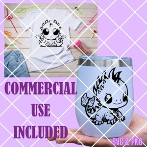 Cute Sea Monster Chibi SVG Bundle Kawaii PNG Cut Files Craft Making ...