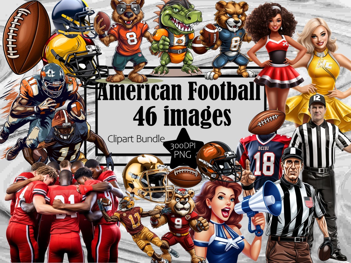 Football PNG Football Clipart Bundle Football Graphic Transparent ...