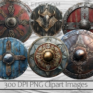 Viking Shield Clipart RPG Tabletop Shield PNG Medieval Shield Graphic ...