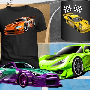 Race Car Clipart Drift Race PNG Racing Bundle PNG Graphics Transparent ...