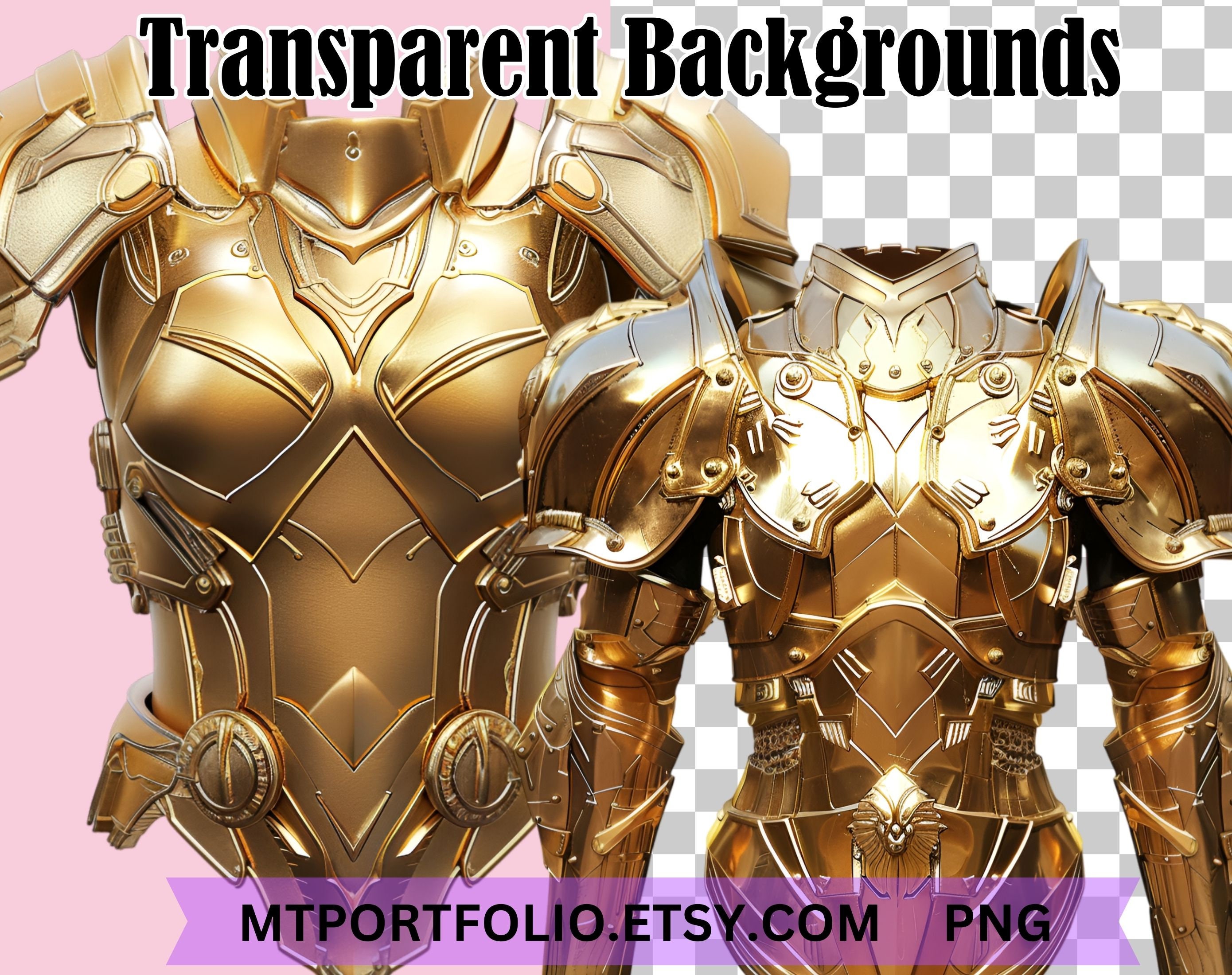 Papercraft Butter Gold Armor Improved Chestplate