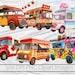Food Trucks Clipart Street Food PNG Mobile Kitchen Menu Bundle PNG ...
