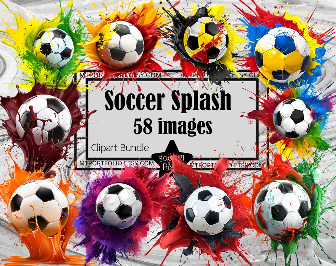 Soccer Ball Paint Splash PNG Clipart Football Paint Splatter PNG ...