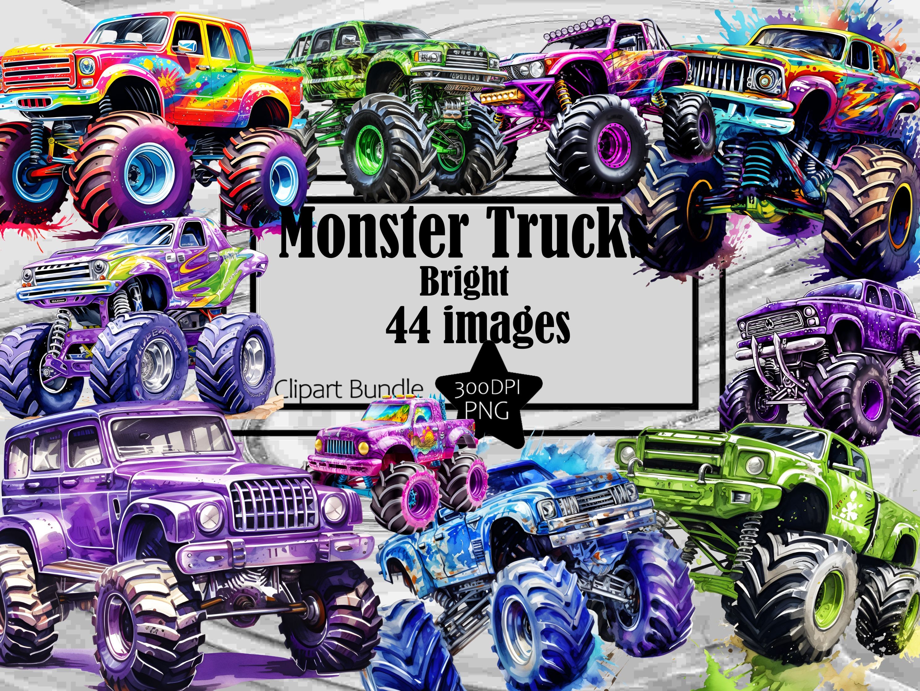 Monster Truck Clipart 4x4 Truck PNG Clipart Off-road Vehicle PNG ...