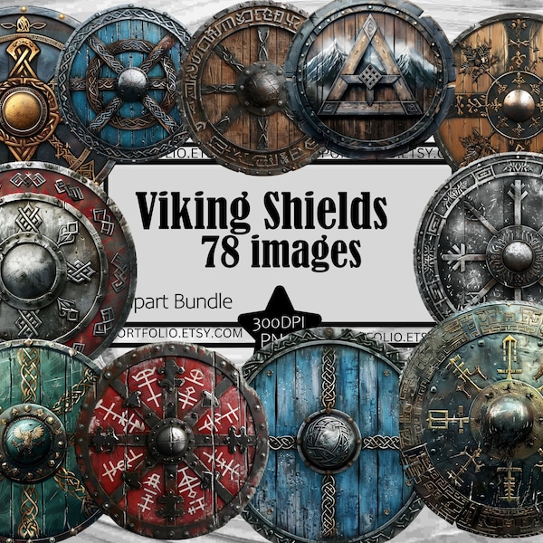 Viking Shield Graphic - Etsy