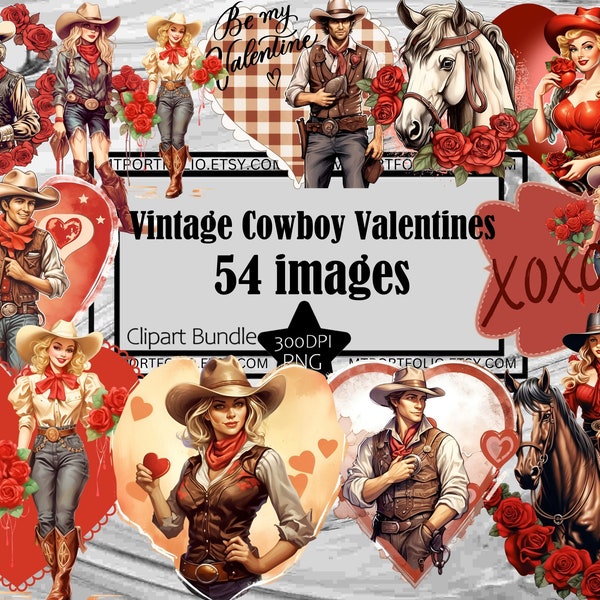 Cowboy Valentine - Etsy