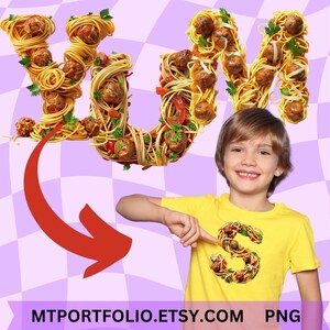 Spaghetti Alphabet PNG Pasta Menu Individual Letters Numbers Clipart ...