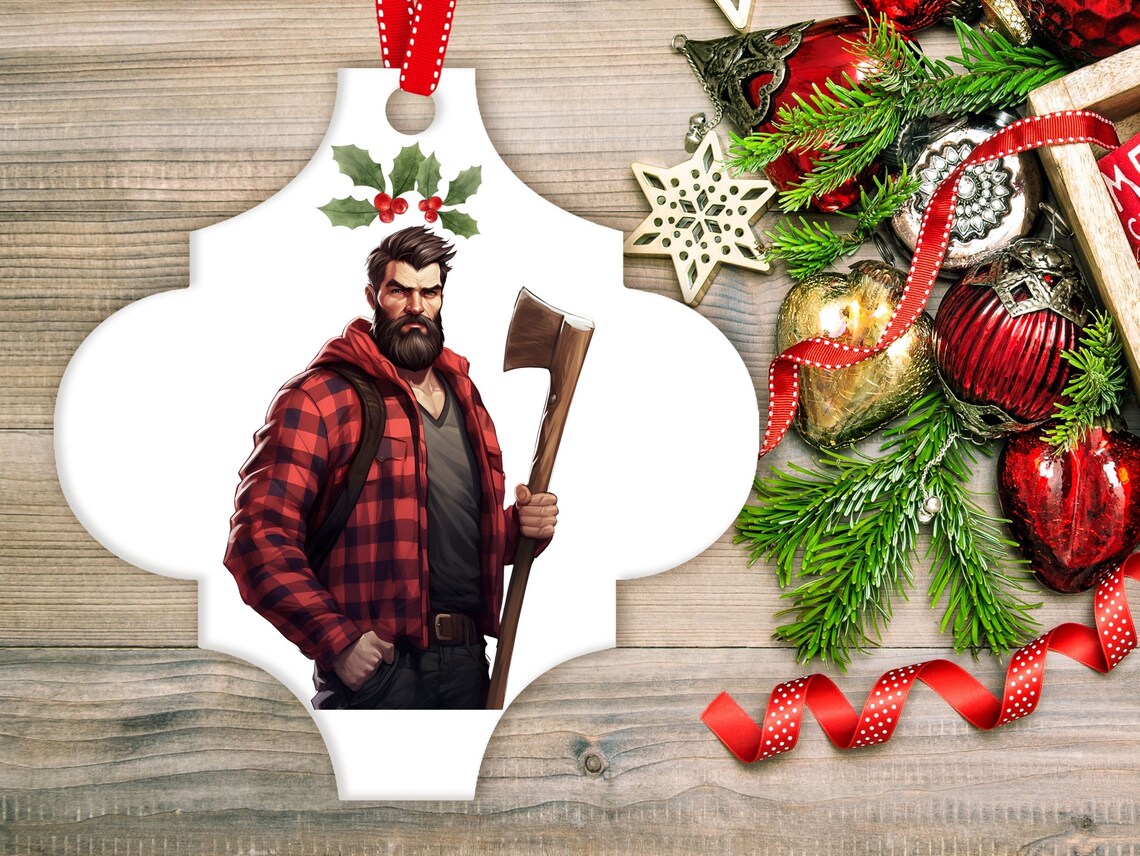 Lumberjack Clipart Logger PNG Red Plaid Graphics PNG Clipart Bundle ...