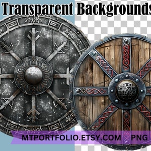 Viking Shield Clipart RPG Tabletop Shield PNG Medieval Shield Graphic ...