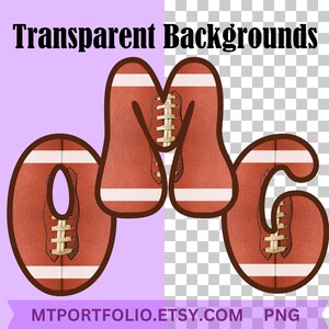Football Alphabet PNG Bubble Letters Individual Letters and Numbers ...