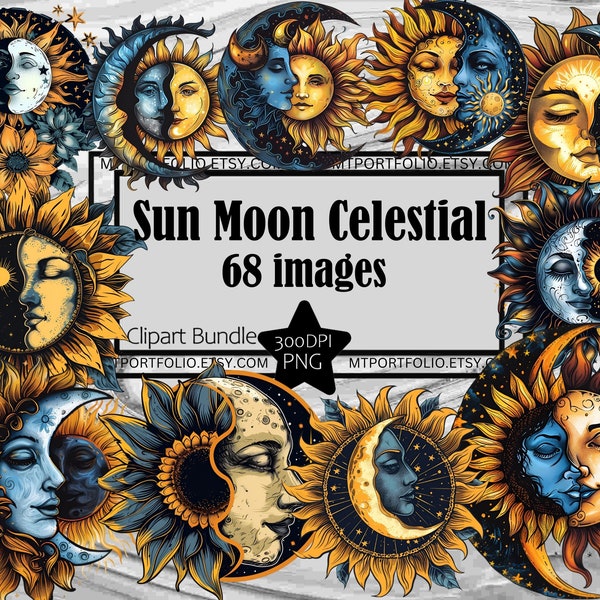 Sun Moon - Etsy