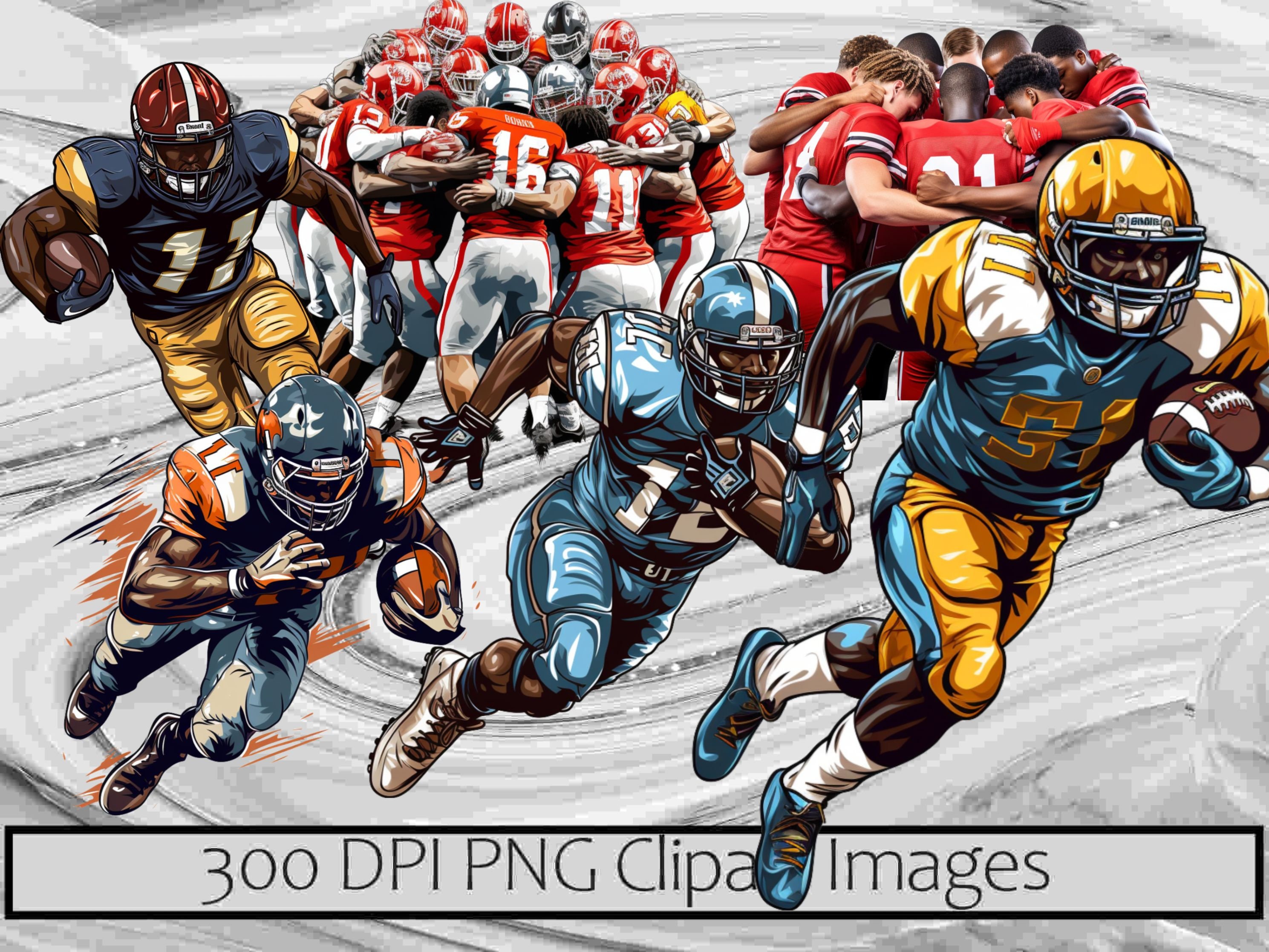 Football PNG Football Clipart Bundle Football Graphic Transparent ...