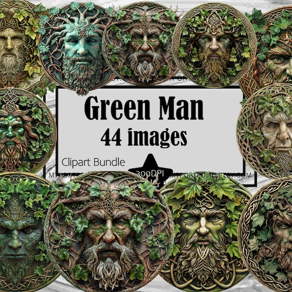 Green Man - Etsy