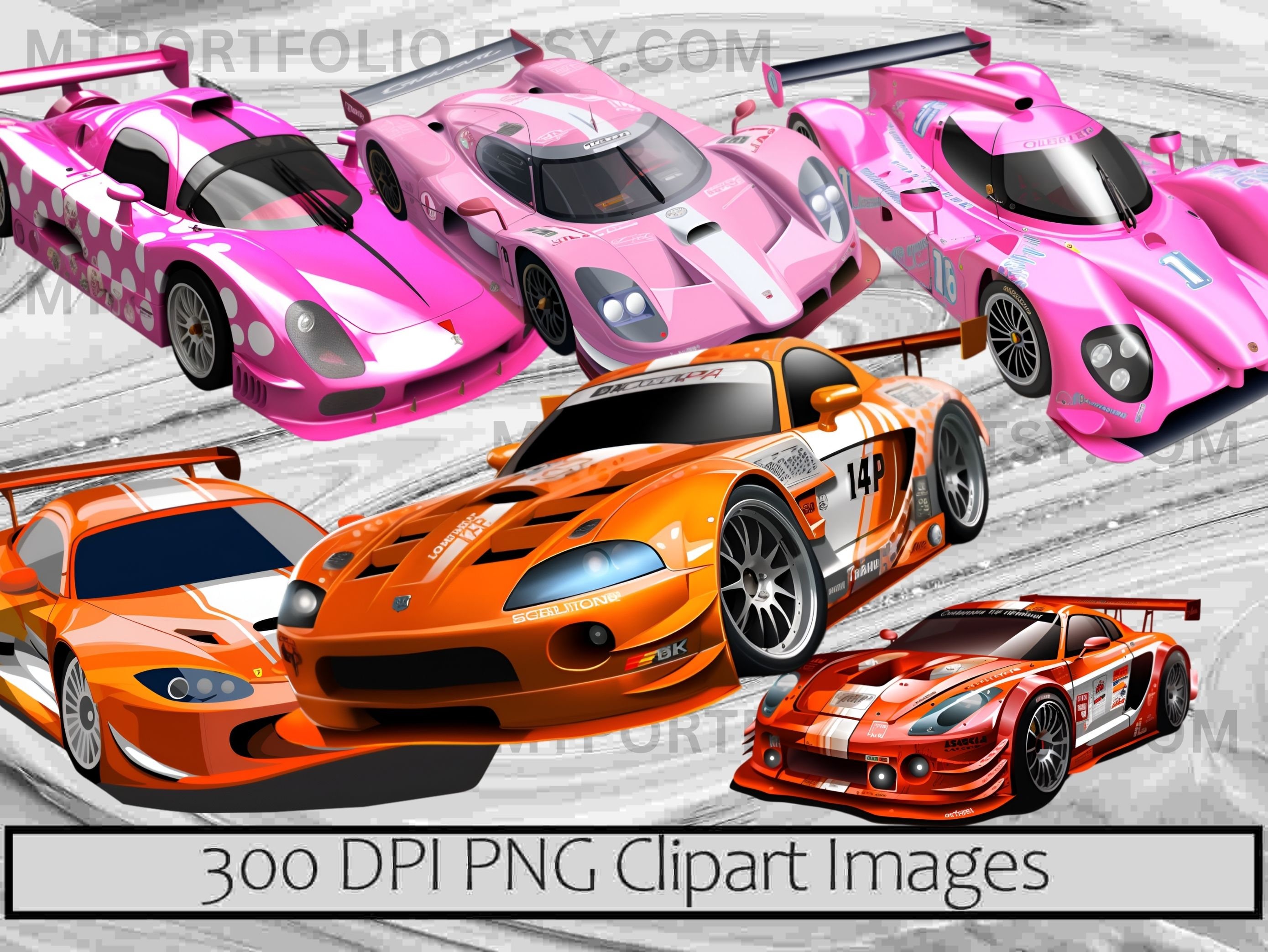 Race Car Clipart Drift Race PNG Racing Bundle PNG Graphics Transparent ...