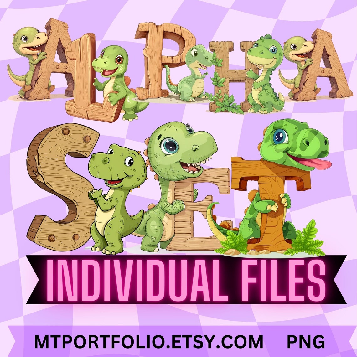 Dinosaur Letters PNG Dinosaur Alphabet Individual Letters Clipart ...