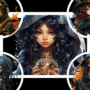 Voodoo Priestess Clipart Graphics Transparent Commercial License Incl ...