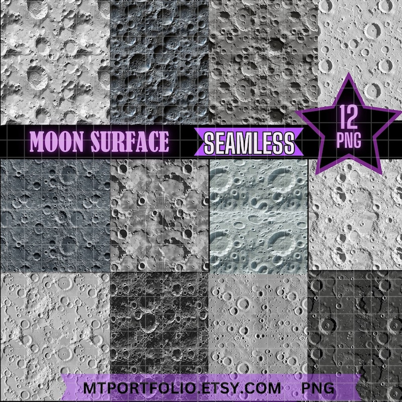 Moon Surface - Etsy