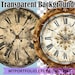 Clock Face Clipart Analog Clock Png Digital Download Vintage Clock PNG ...