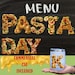Spaghetti Alphabet PNG Pasta Menu Individual Letters Numbers Clipart ...