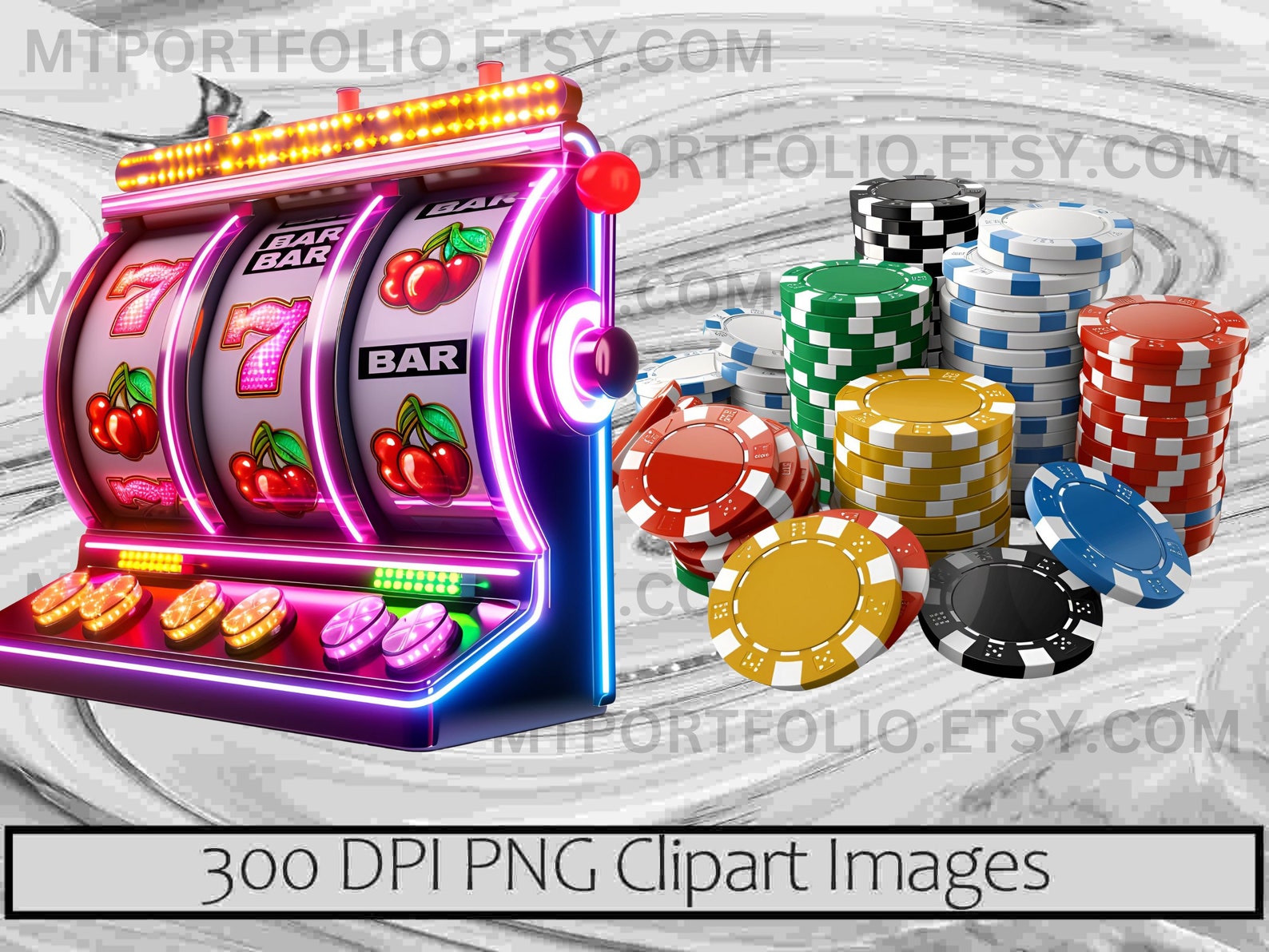 Casino Clipart Lady Luck Vegas PNG Graphics Transparent Commercial Use ...