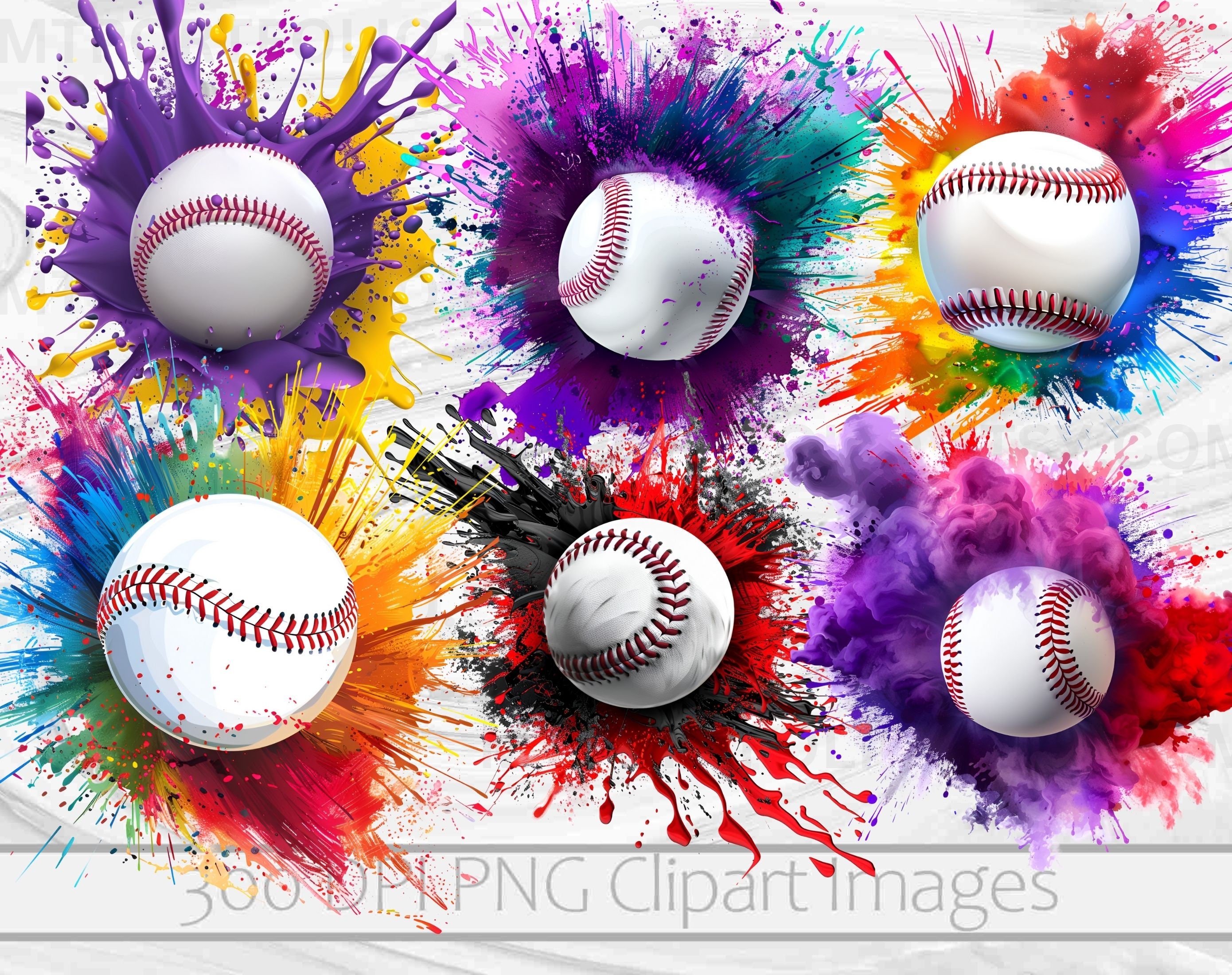 Baseball Paint Splash PNG Clipart Baseball Paint Splatter PNG Graphics ...