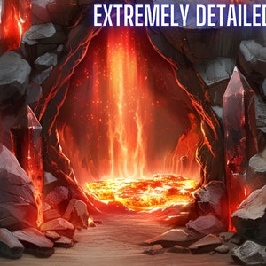 Ruby Cave Clipart Crystal Cave Red Geode Cave Ruby Portal PNG Clipart ...