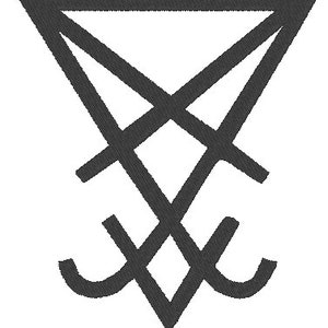 Lucifer Sigil - Embroidery Design Pattern 4x4 and 5x7 Hoop Size ...