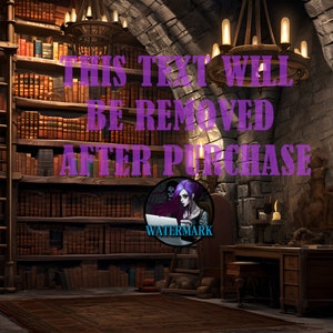 Wizard School Library 4 Pack Zoom Background Virtual Meeting Backdrops ...