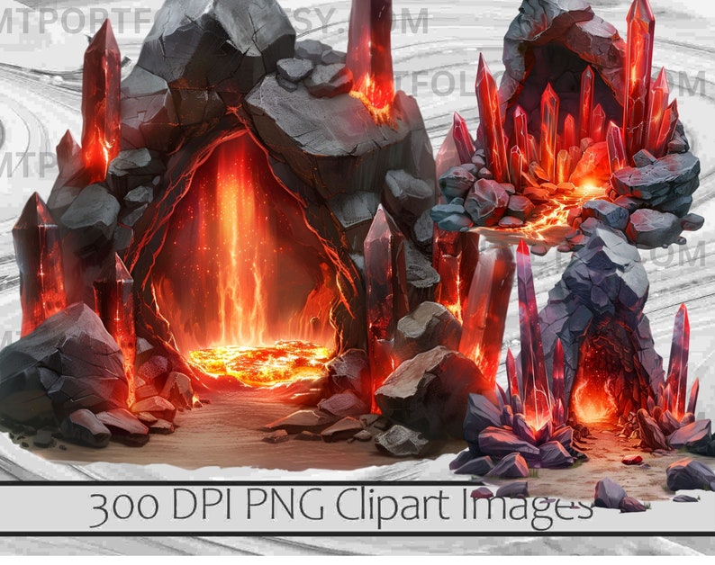 Ruby Cave Clipart Crystal Cave Red Geode Cave Ruby Portal PNG Clipart ...