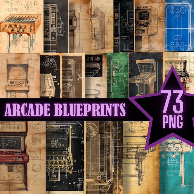Patent of Arcade Game - Etsy