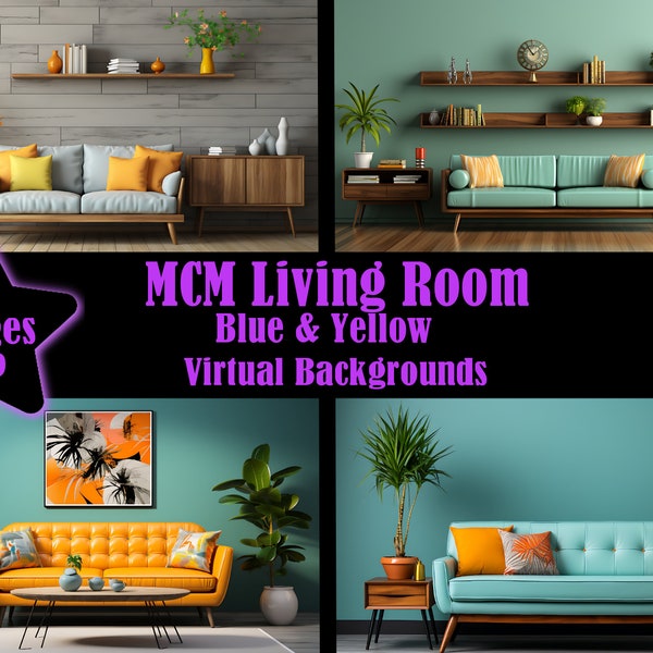 Mid Century Modern Photo Backdrop - Etsy