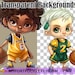 Basketball Clipart Chibi Basketball Player Png Digital Download PNG ...