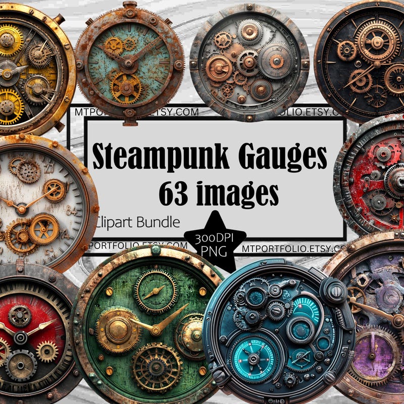 Steampunk Machine Gauges - Etsy