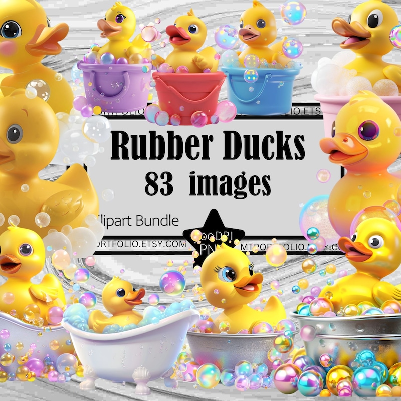 Rubber Duck Clipart - Etsy