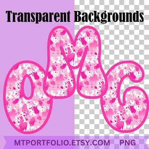 Pink White Paint Splatter Alphabet PNG Individual Letters and Numbers ...