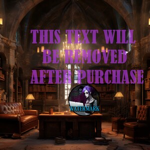 Wizard School Library 4 Pack Zoom Background Virtual Meeting Backdrops ...