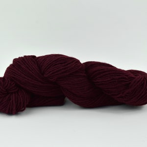 Maroon Weaving Yarn Wine Red, Navajo Weaving Yarn, Wool Yarn, 4oz Skein ...