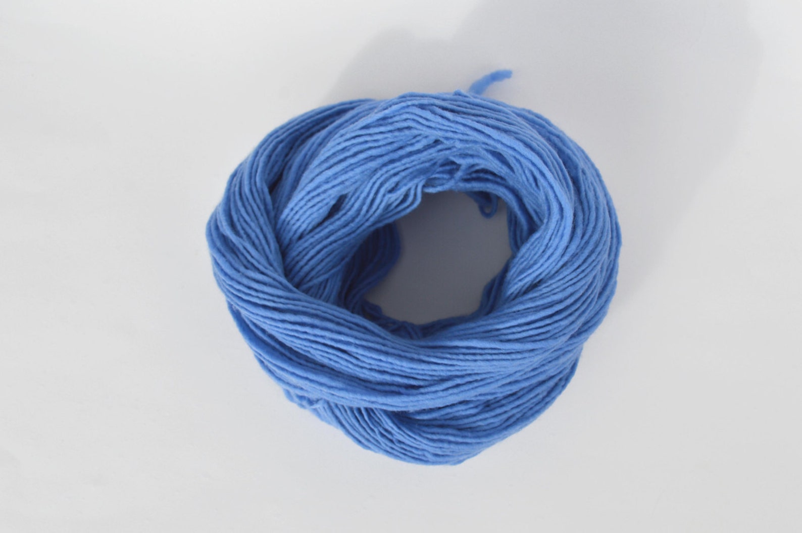Cornflower Blue Weaving Yarn, Navajo Weaving Yarn, Wool Yarn, 4oz Skein ...