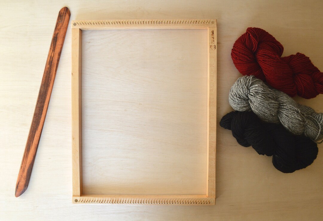 Large Weaving Loom - Natural Finish Loom - 14"x18" Frame Loom (loom ...
