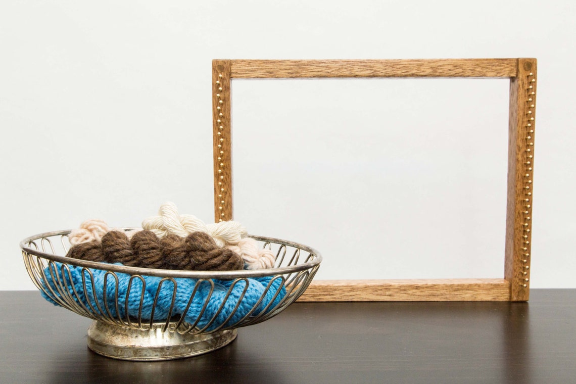 Beautifully Made Weaving Loom - Oak Finish Loom - Make Your Own ...