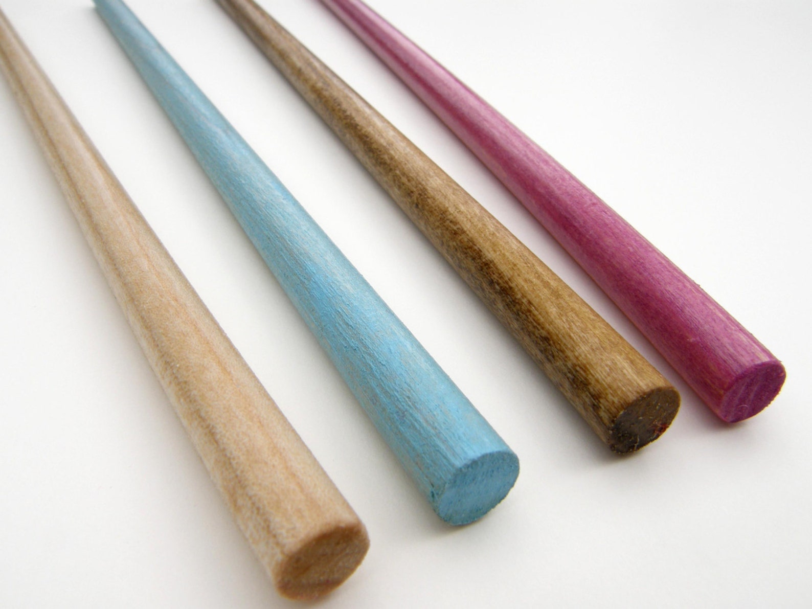 Variety Pack of 4 Dowels for Hanging Weavings and Fiber Art - Oak ...