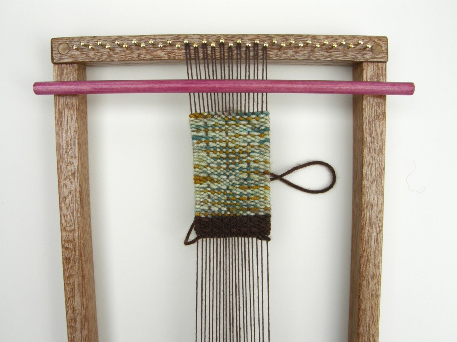 Wall Art Hanging Dowels for Weavings and Fiber Art - Dark Magenta ...