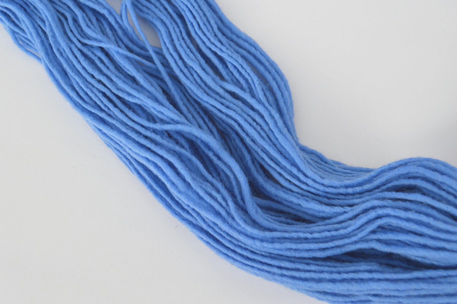 Cornflower Blue Weaving Yarn Navajo Weaving Yarn Wool Yarn - Etsy