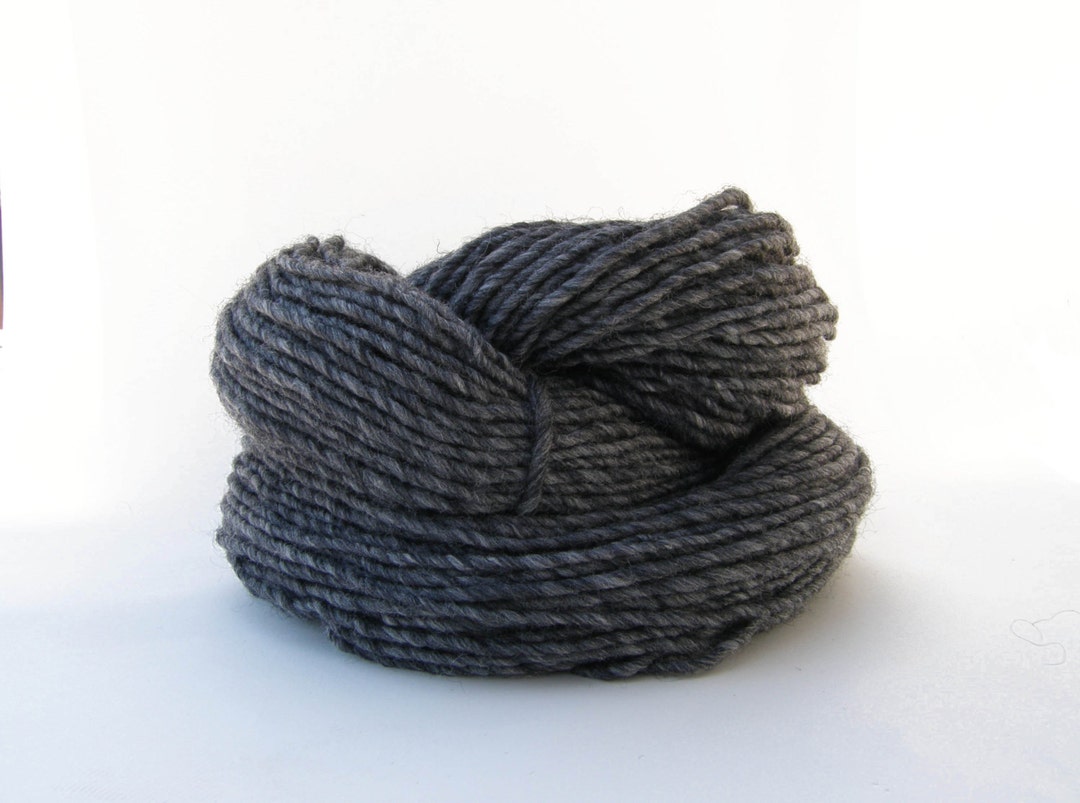 Medium Gray Weaving Yarn, Navajo Weaving Yarn, Grey Wool Yarn, 4oz ...